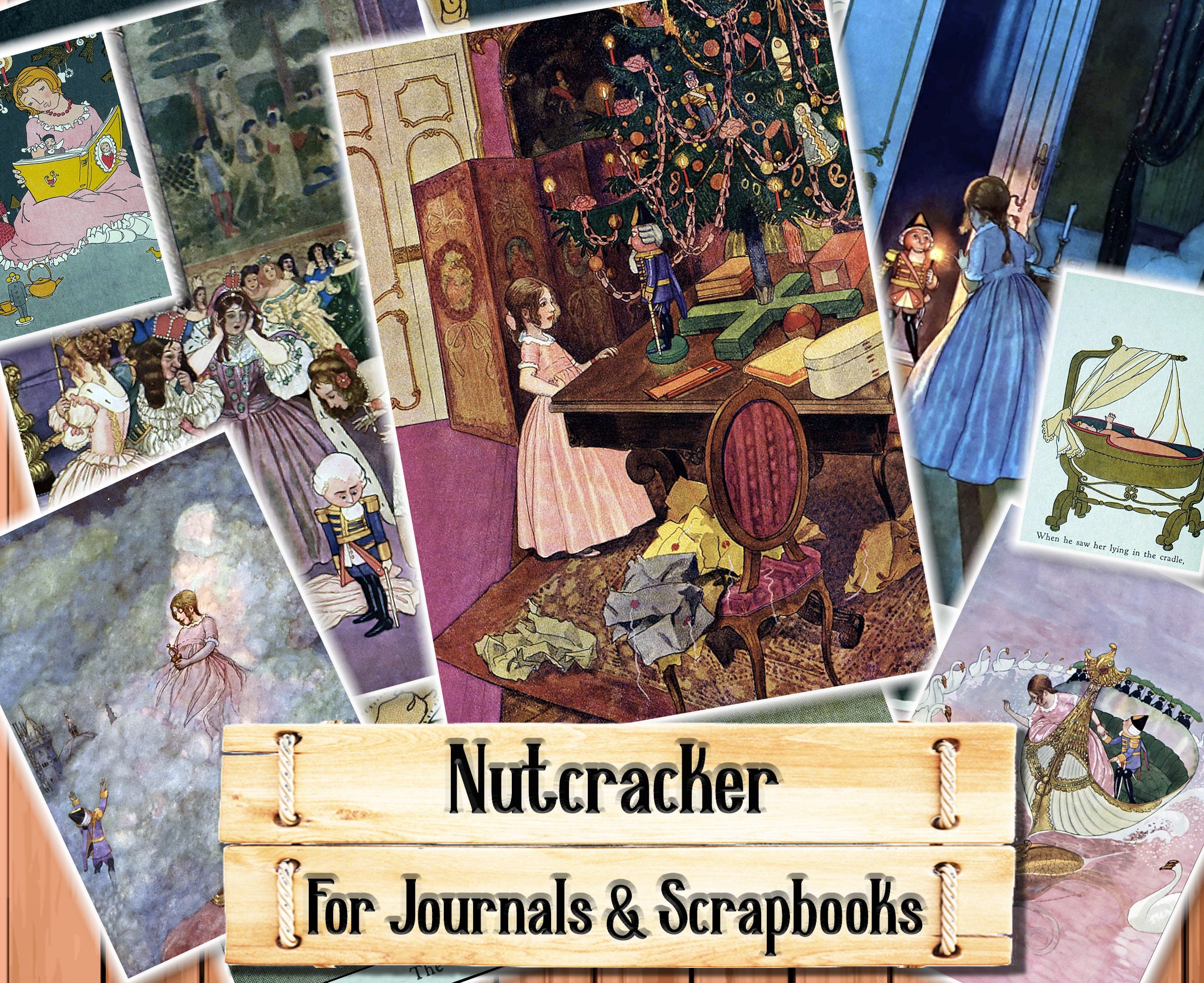 Nutcracker Ballet, Junk Journal Kit (digital Download) - Etsy