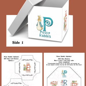 Beatrix Potter Letters, Peter Rabbit, Squares and Rectangles With 6 ...