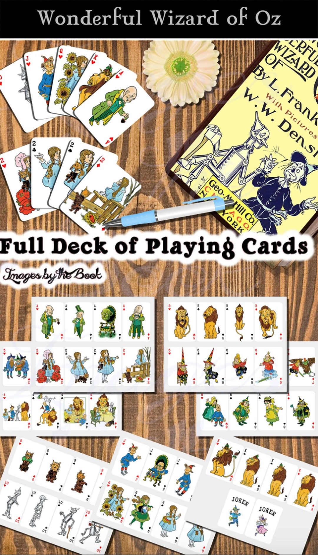 Wonderful Wizard of Oz, Playing Cards (A Full Deck of Cards!), Download ...