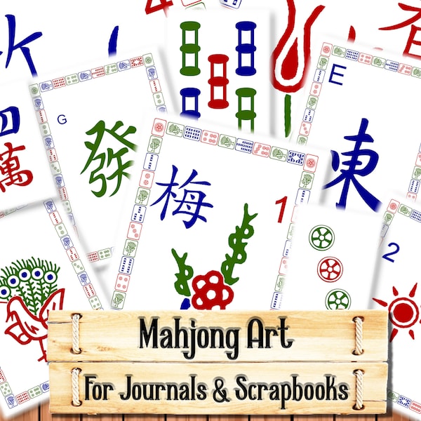 Mahjong Art Print - Etsy