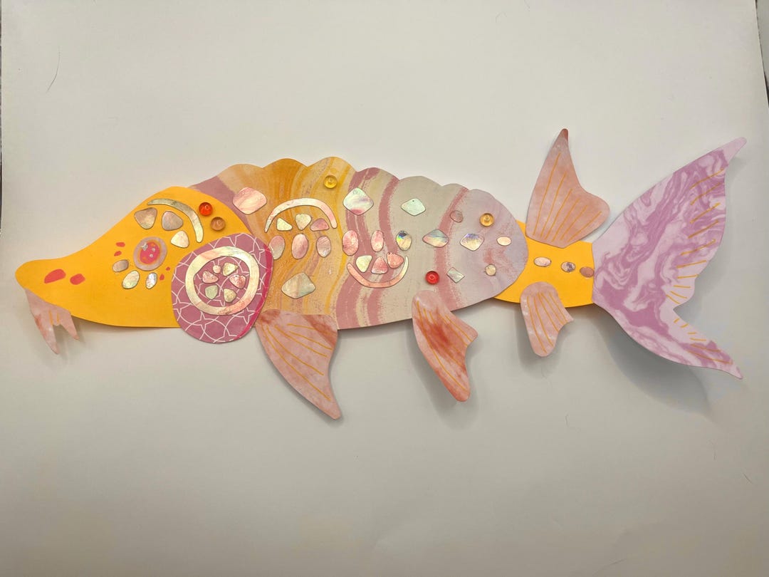 Pink Lemonade Sturgeon Paper Puppet - Etsy