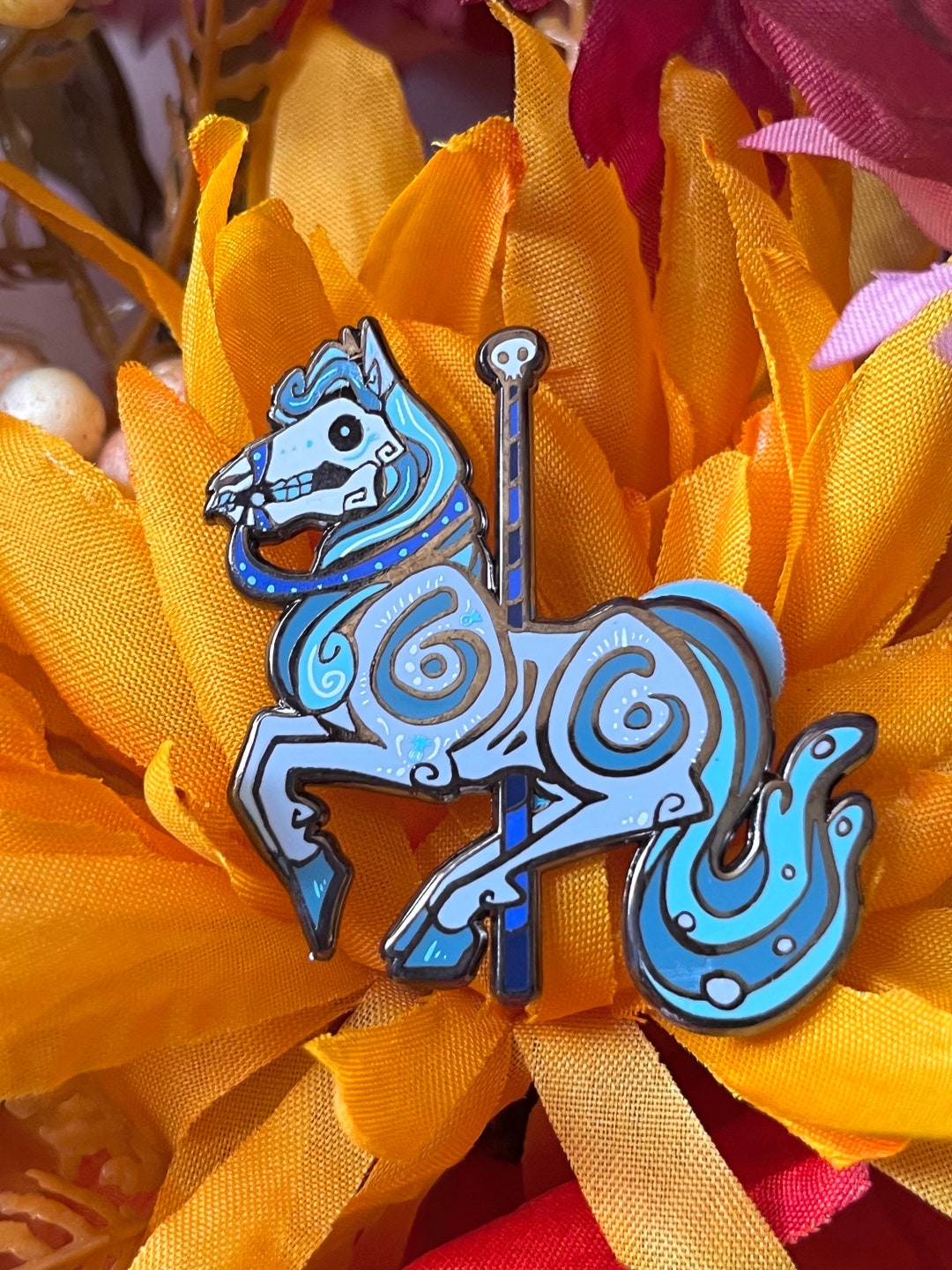 Kelpie Cryptid Carousel Hard Enamel Pin - Etsy