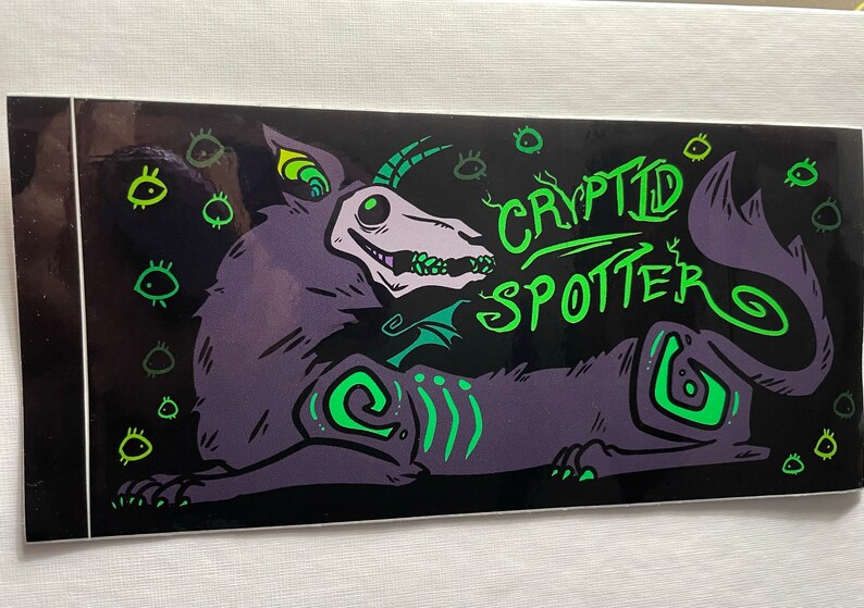 Cryptid Spotter Bumper Sticker - Etsy
