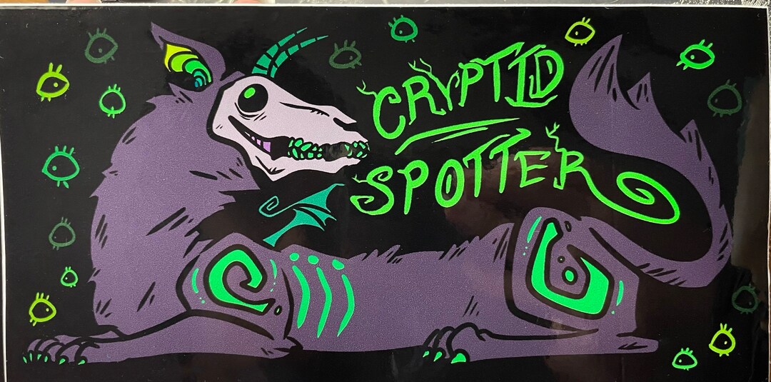 Cryptid Spotter Bumper Sticker - Etsy