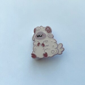 Cute Sheepsquatch Soft Enamel Pin - Etsy