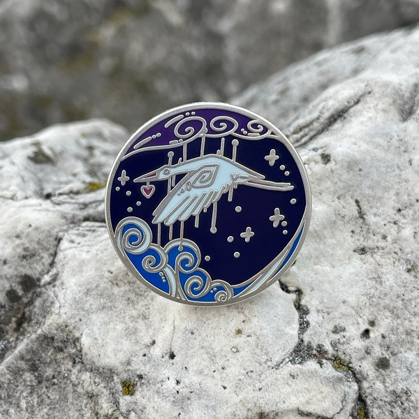 Stork Pin - Etsy