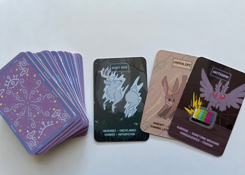 Mini Cryptid and Folklore Oracle Deck - Etsy
