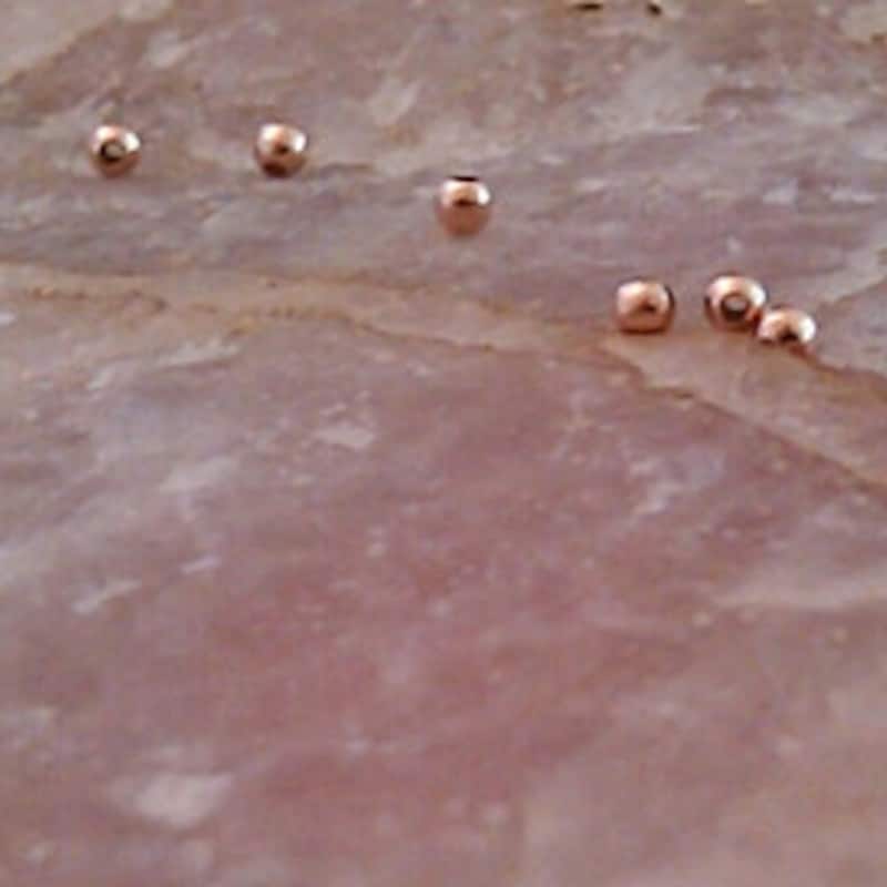 Rose Gold Spacer Beads - Etsy