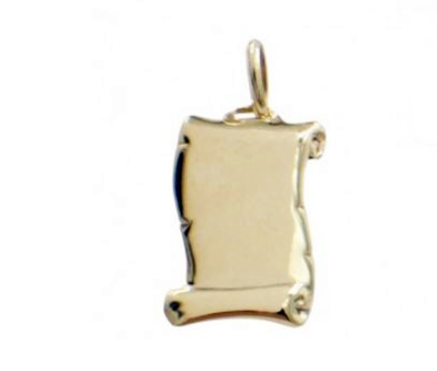 14k Solid Gold Engravable Tablet Charm 14k Gold Stamping - Etsy India