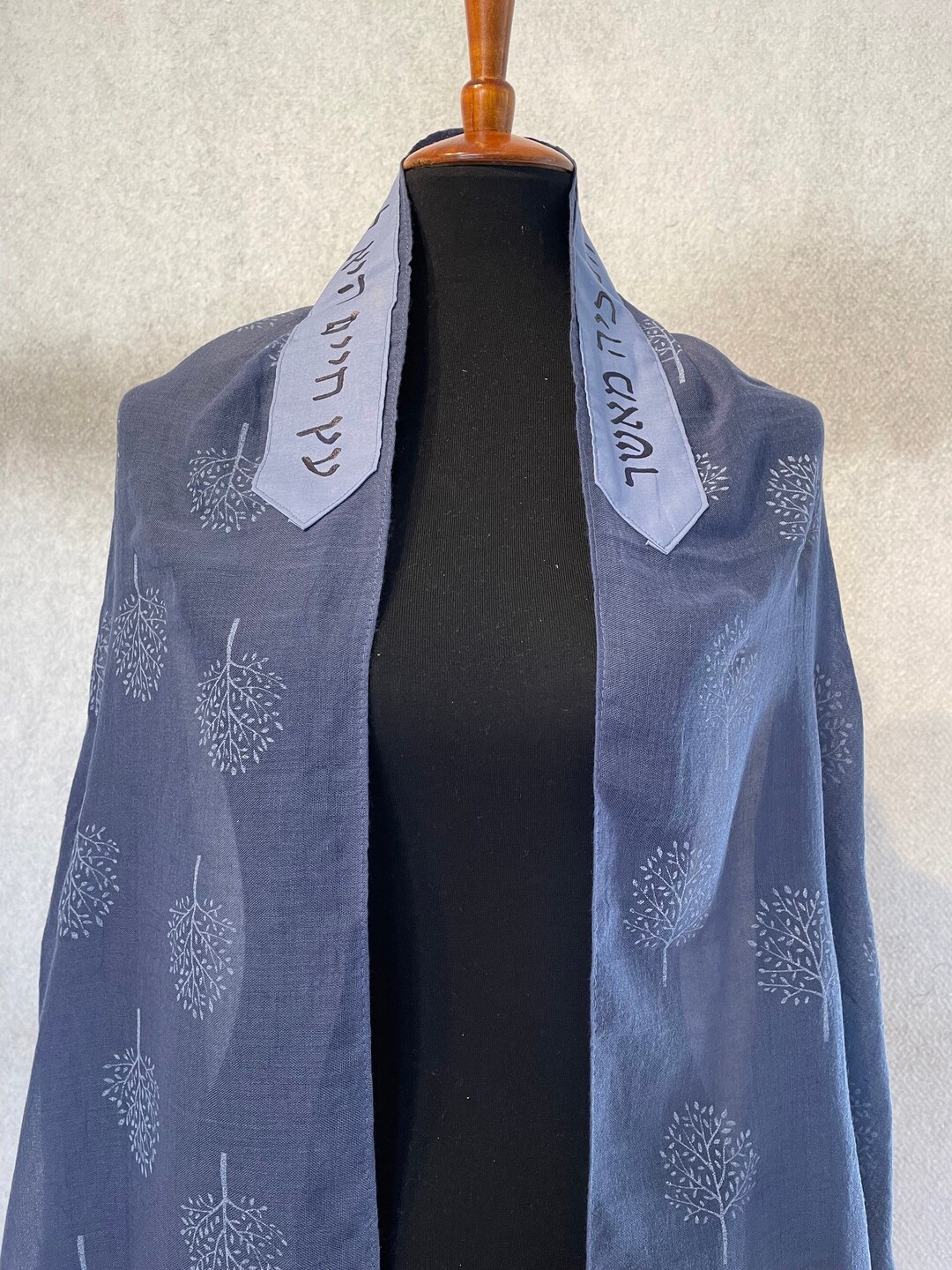 Blue Tree of Life Tallit - Etsy