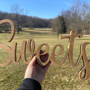 Sweets Sign - Etsy