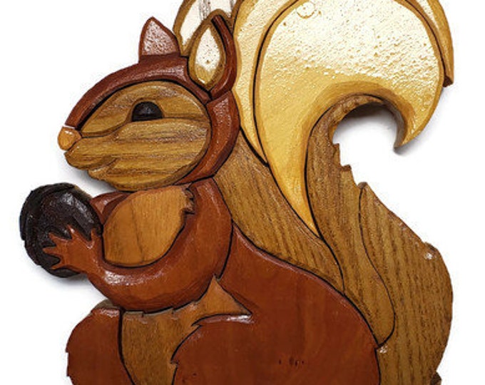 Squirrel Intarsia - Etsy