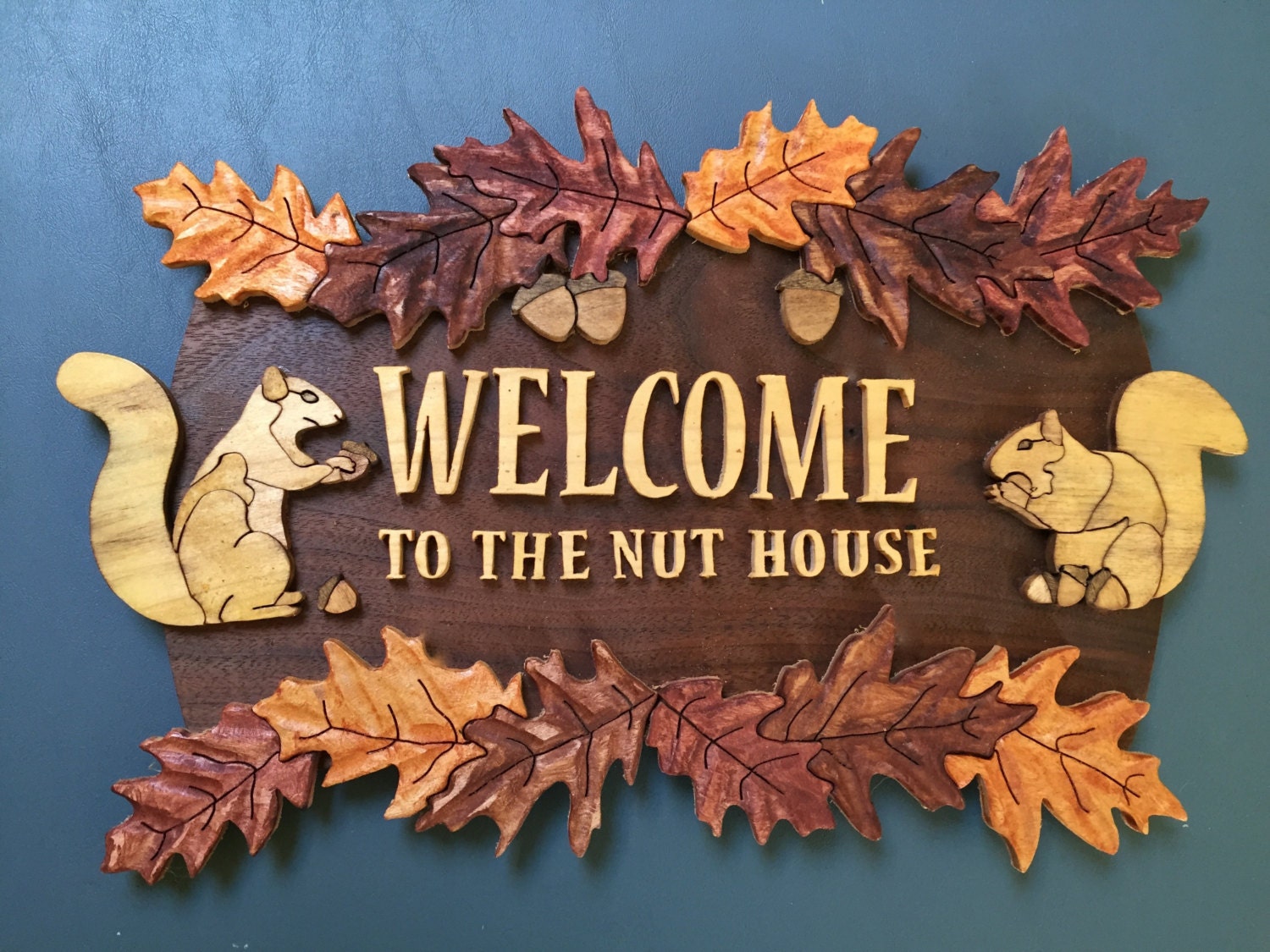 Welcome to the Nut House Wall Decor Sign Customized | Etsy
