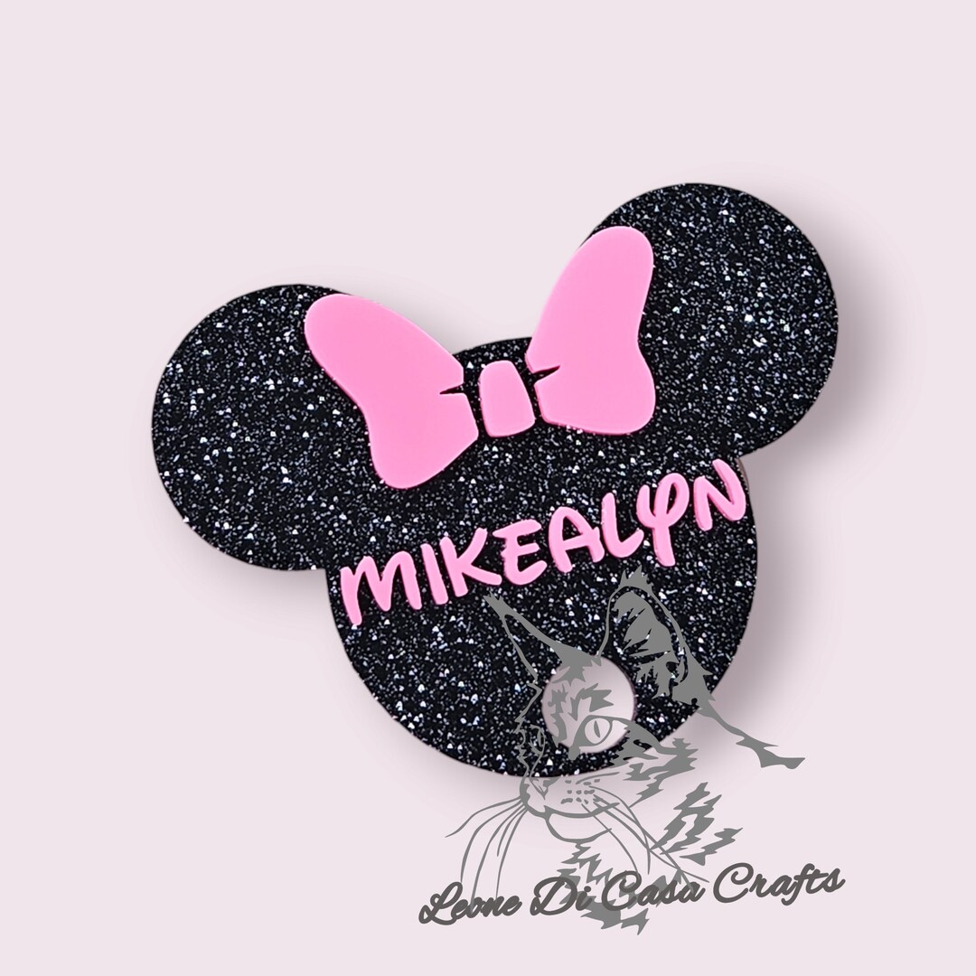 Personalized Mickey/minnie Stanley Tumbler Topper - Etsy