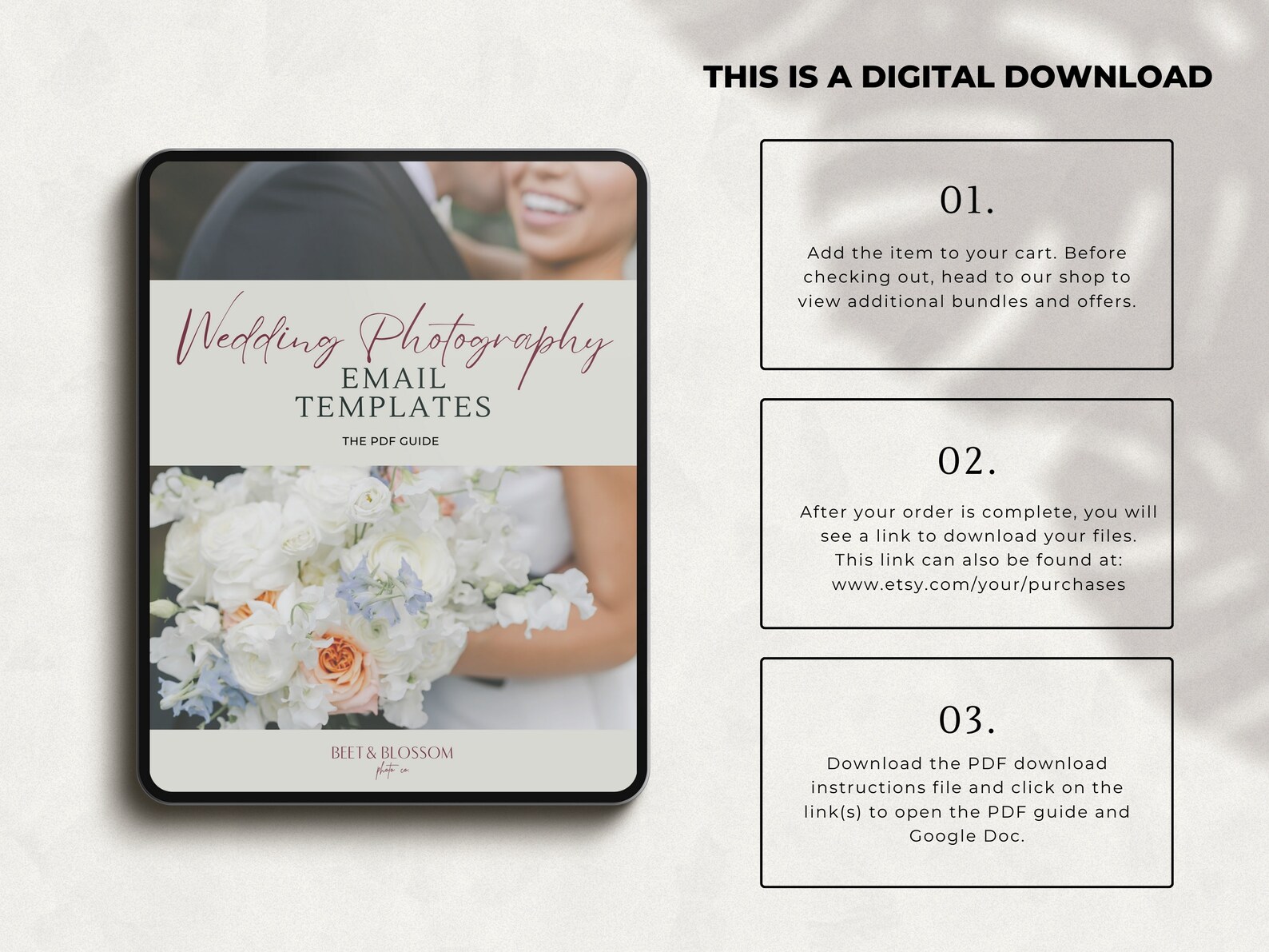37 Email Templates for Wedding Photographers - Digital PDF Guide ...