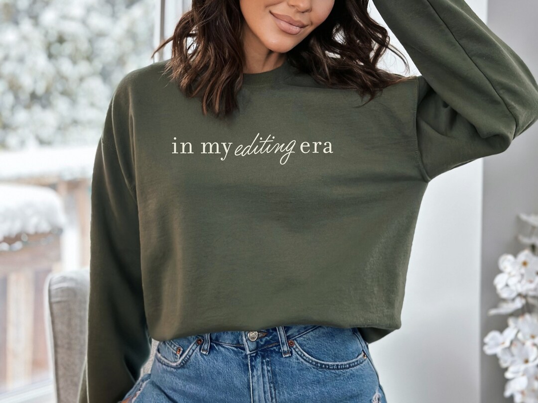 In My Editing Era Photographer Sweatshirt | Wedding Photographer Shirt ...