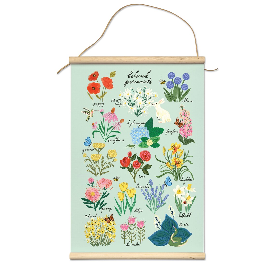 Beloved Perennials Hanging Banner Seasonal Floral Garden - Etsy