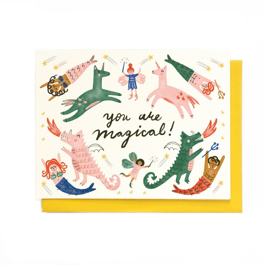 You Are Magical Card - Etsy