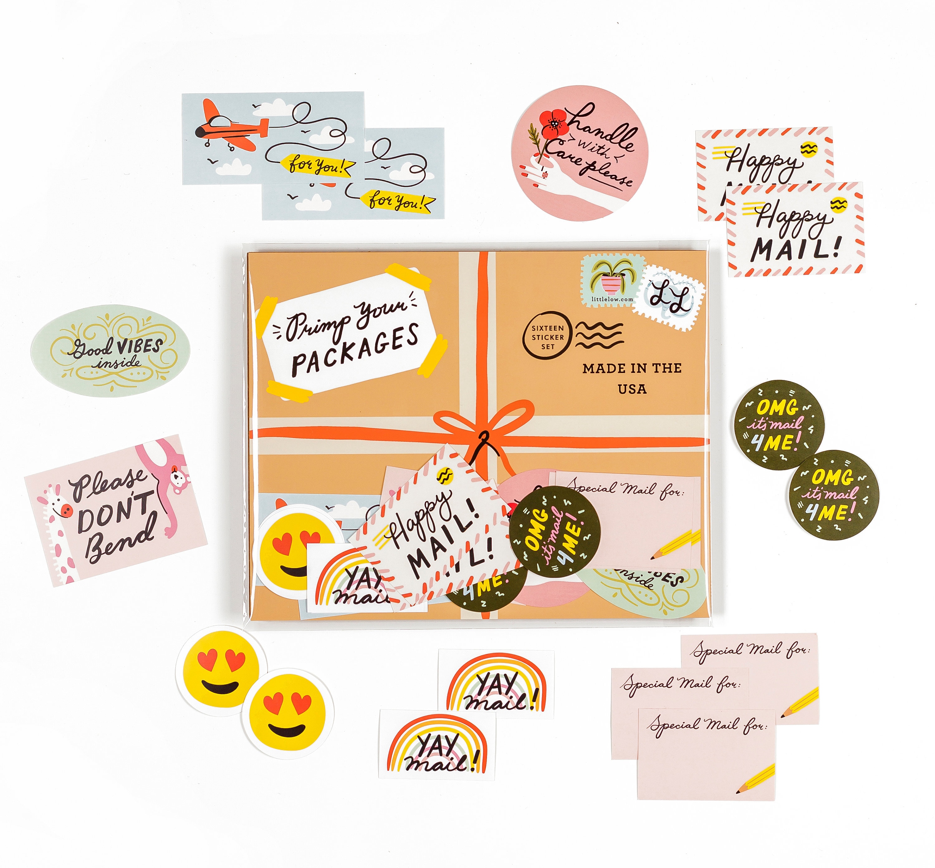 Primp Your Packages Sticker Set for Mail - Etsy