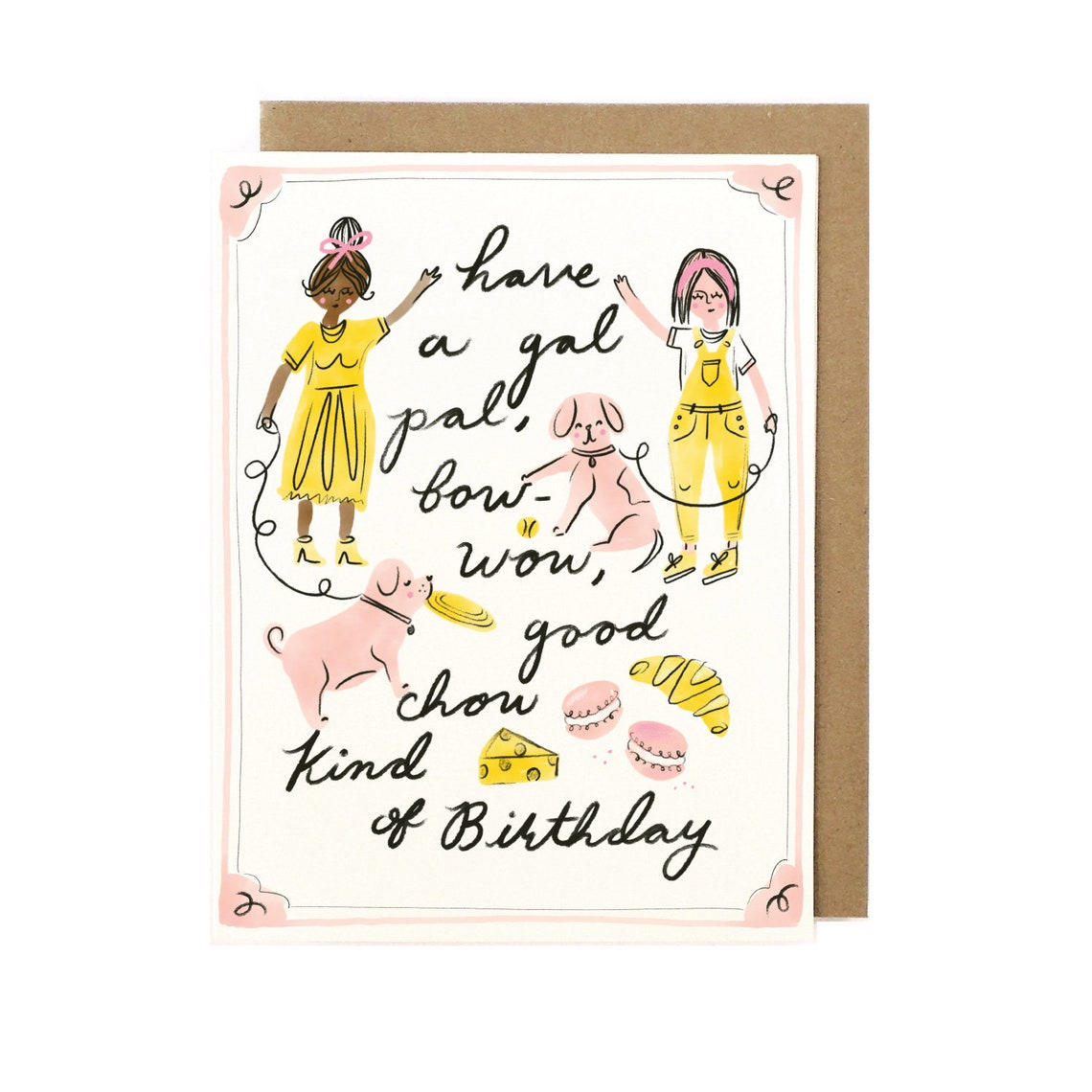 Gal Pal Birthday Card - Etsy