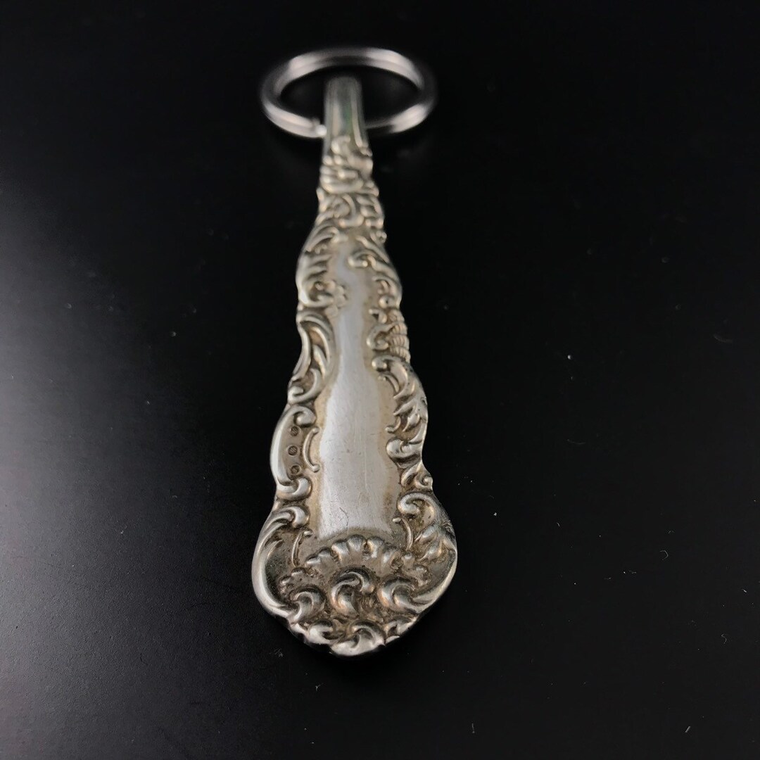 Antique Keyring Recycled Fob Flower Spoon Toggle . Key - Etsy