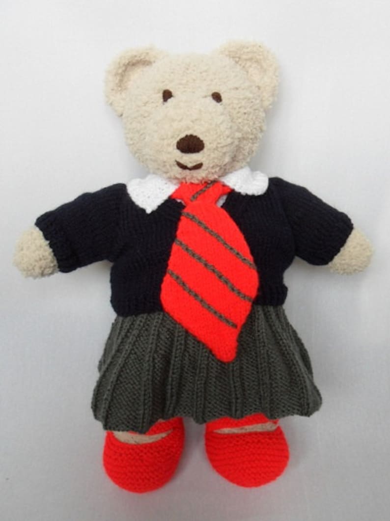 Cuddle and Snuggle Teddy Bear Clothes School Uniform | Etsy