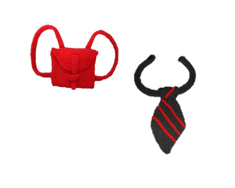 Cuddle and Snuggle Teddy Bear Clothes - School Uniform - KNITTING ...