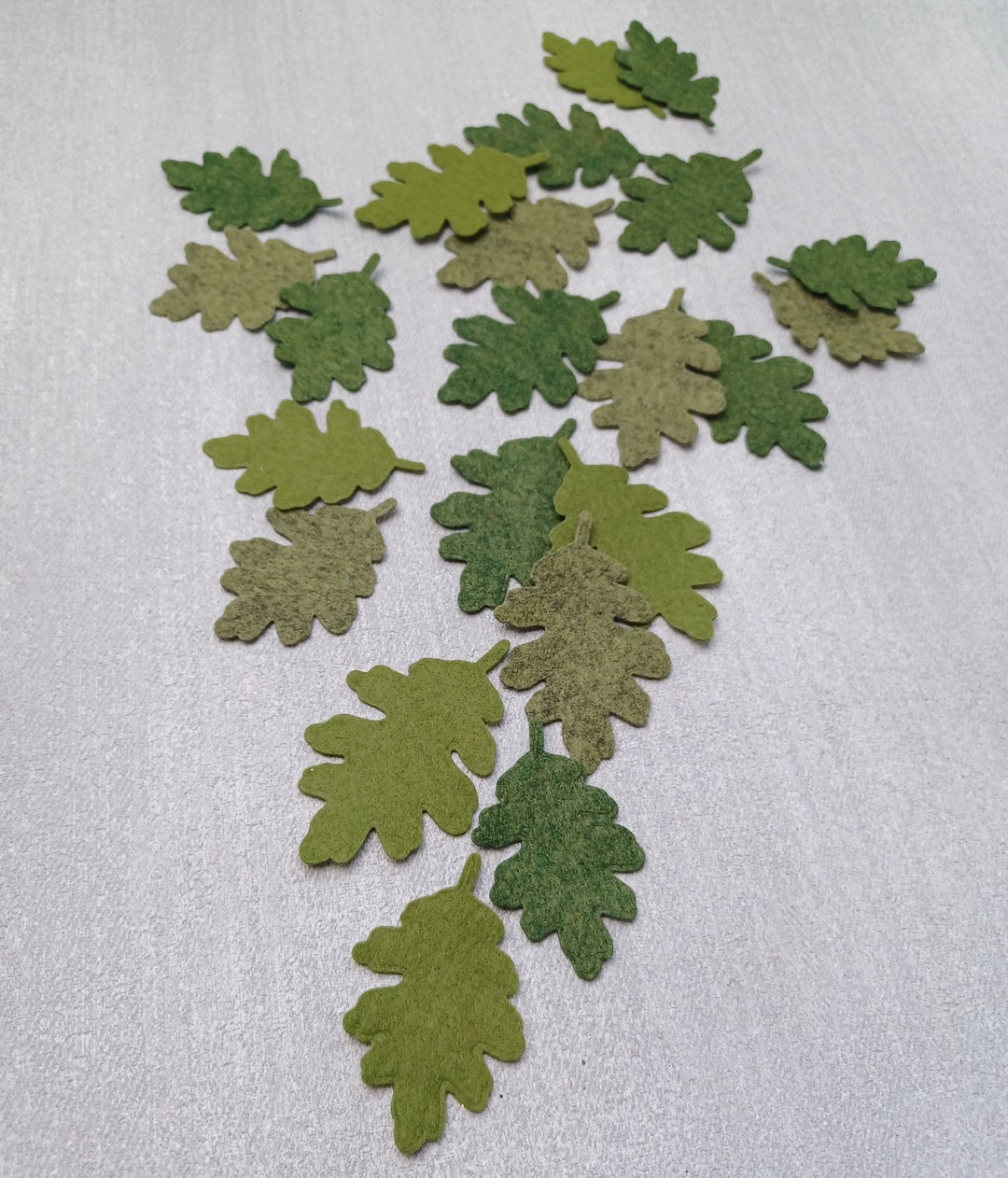 Craft Leaves, Felt Oak Leaf Mix, Leaves for Crafts, Wool Blend Felt ...