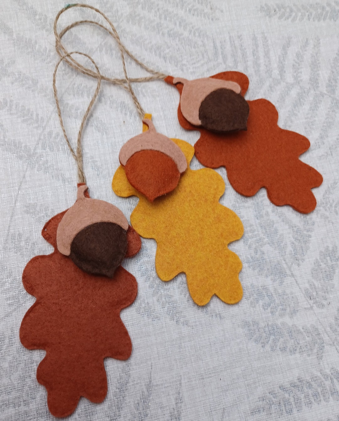 Hanging Autumn Leaves, Acorns and Oak, Decorations to Hang, Autumnal ...