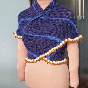 Crochet Pattern for Fractal Fronds Shawl, Stole or Scarf (english ...