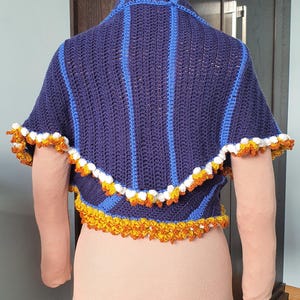 Crochet Pattern for Fractal Fronds Shawl, Stole or Scarf (english ...