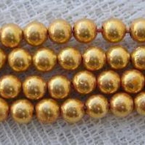 20 Pcs. Handmade 22 Carat Antique Style Gold Beads 5 Mm - Etsy