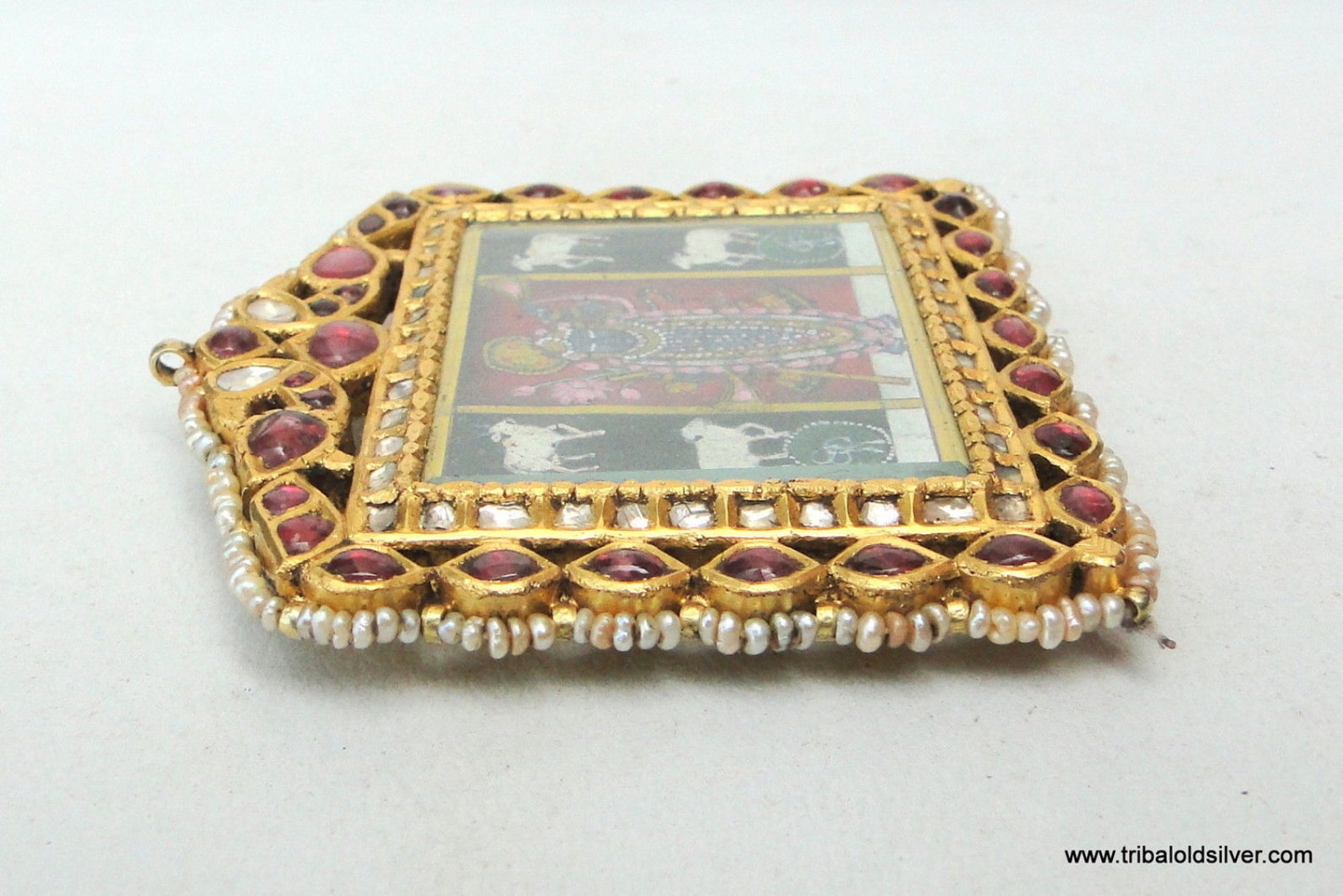 Vintage Antique 20k Gold Lord Shreenath Ji Pendant Amulet - Etsy