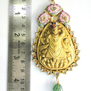 Vintage Antique Solid 22K Gold Jewelry Diamond Ruby Emerald Enamel ...