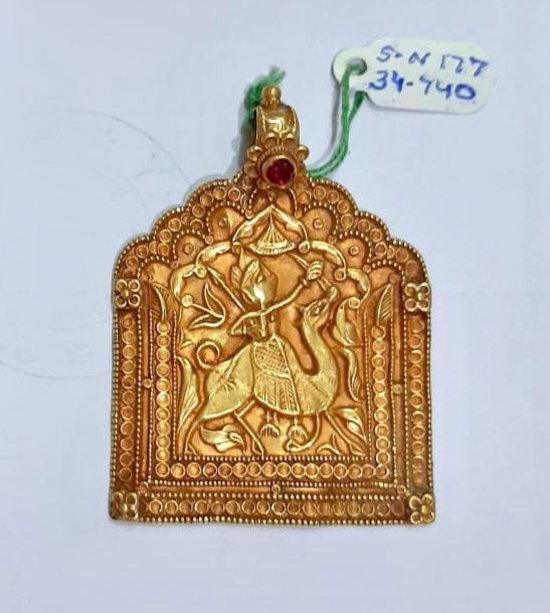 Vintage Antique Solid 20k Gold Jewelry Pendant Amulet Necklace - Etsy