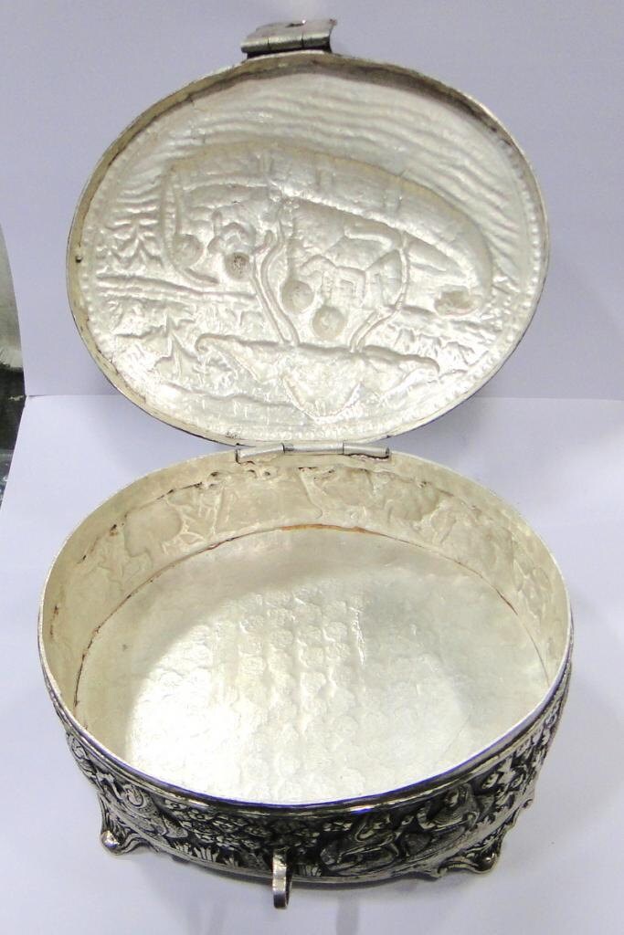 Fabulous Solid Silver Box From Rajasthan India - Etsy
