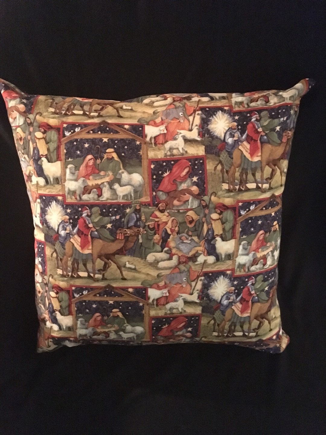 Christmas Nativity Pillow Set - Etsy