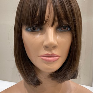 THE WASP Hope, as in ant Man Short Brown Bob Cosplay Wig With Bangs - Etsy