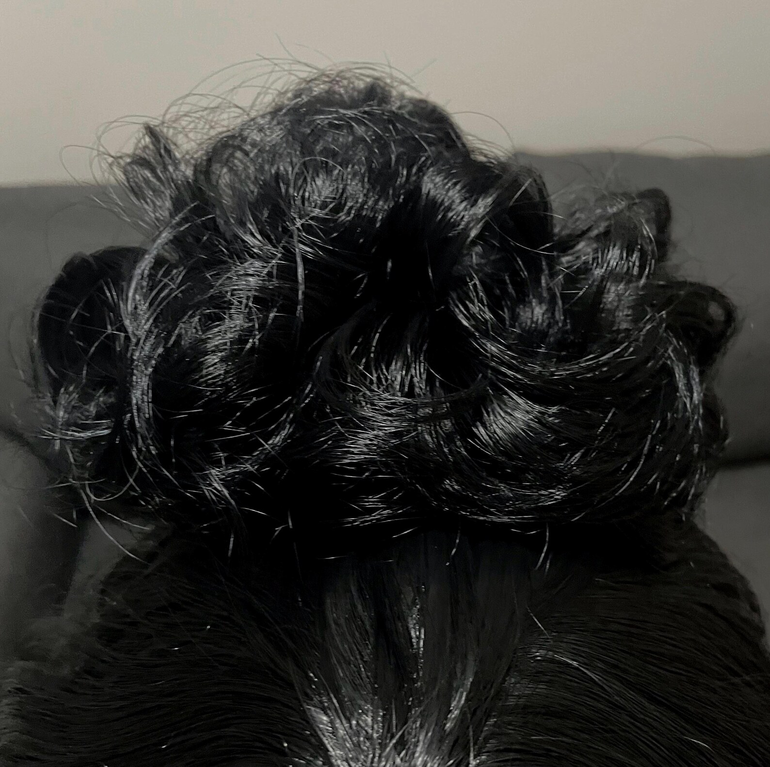 LYDIA Deetz * Beautiful Black Messy Bun Claw Clip - Etsy