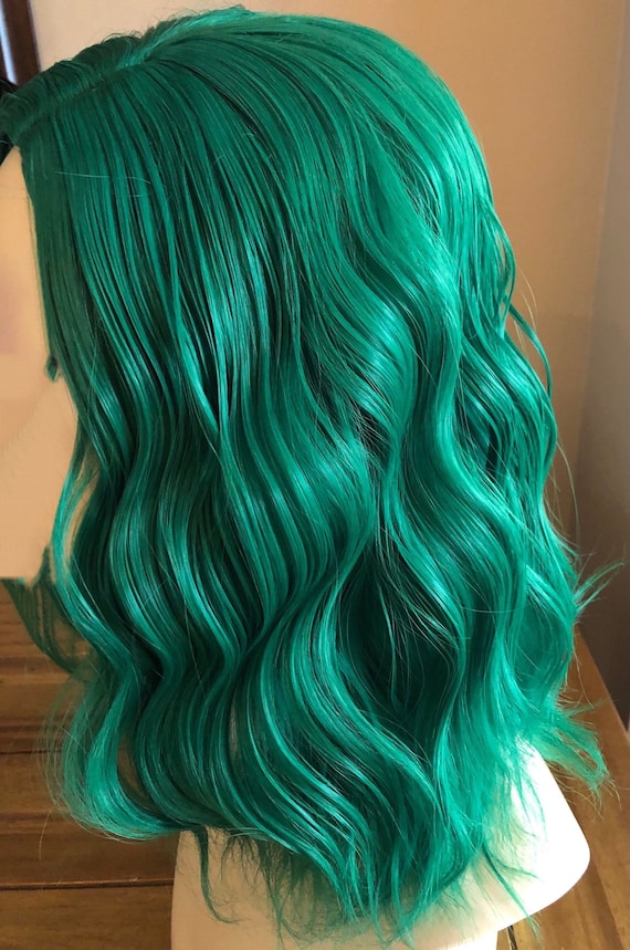 Dark Green Cosplay Wig