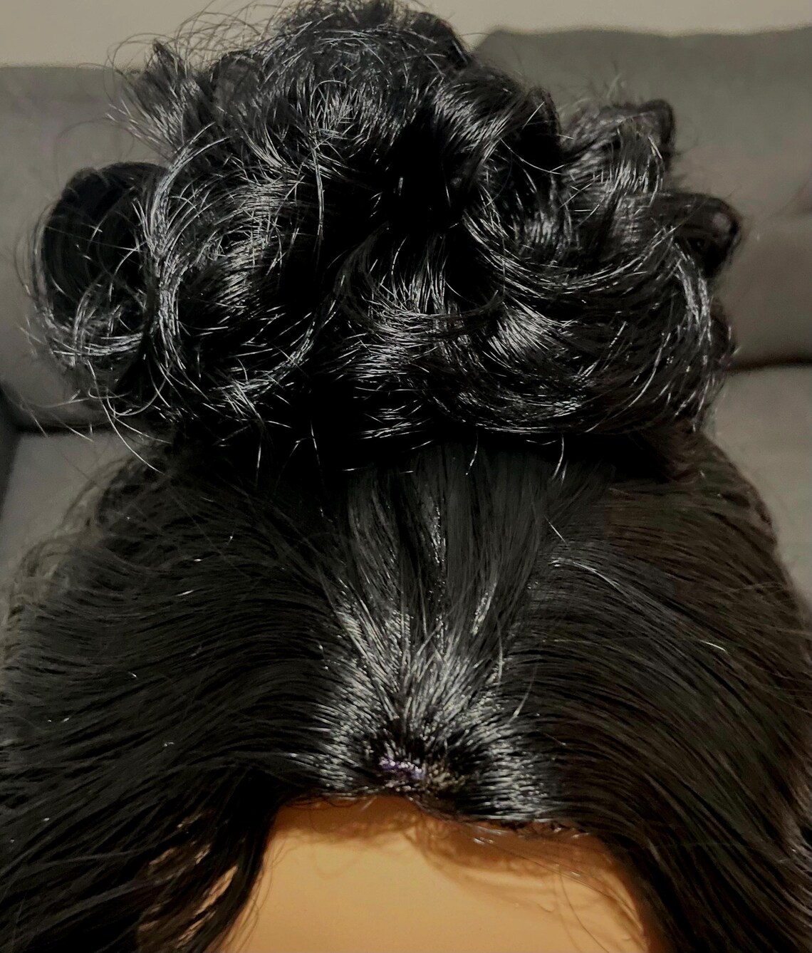 LYDIA Deetz * Beautiful Black Messy Bun Claw Clip - Etsy