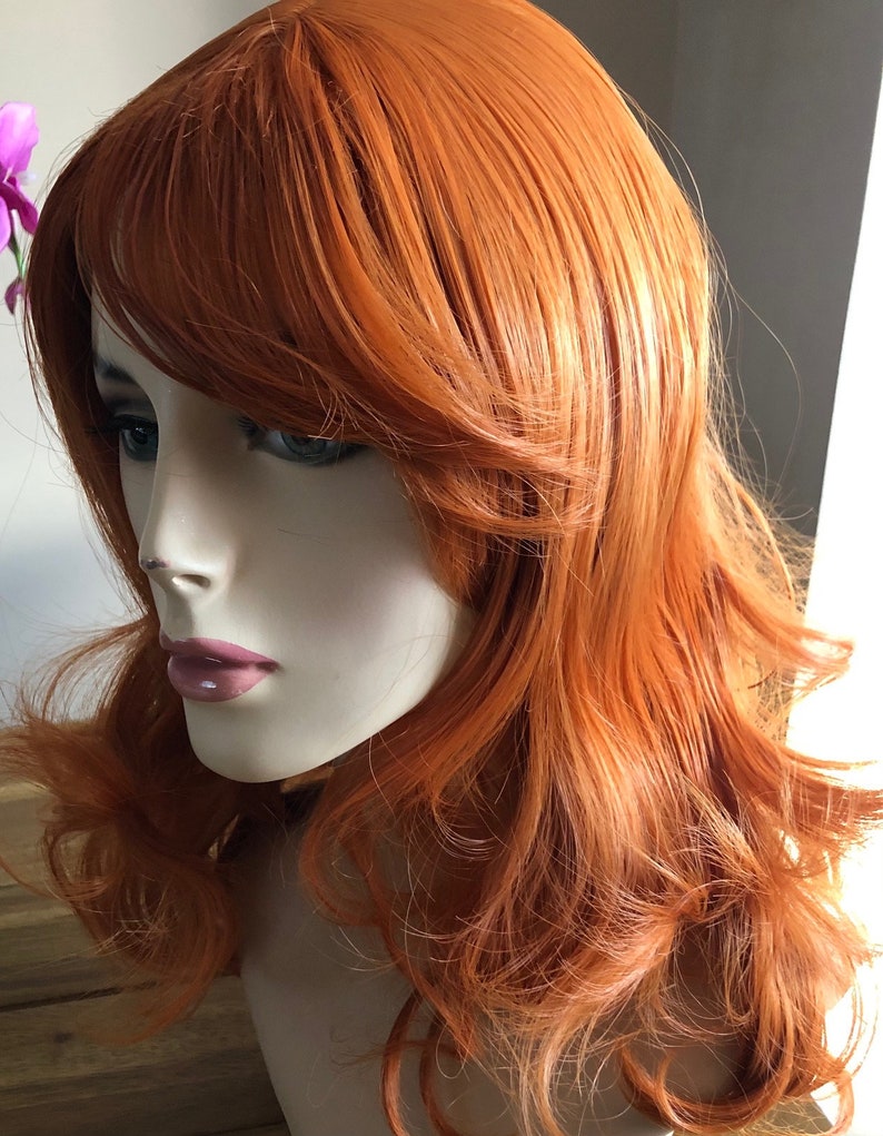 DAPHNE as in Scooby Doo Beautiful Long Orange Cosplay Wig | Etsy