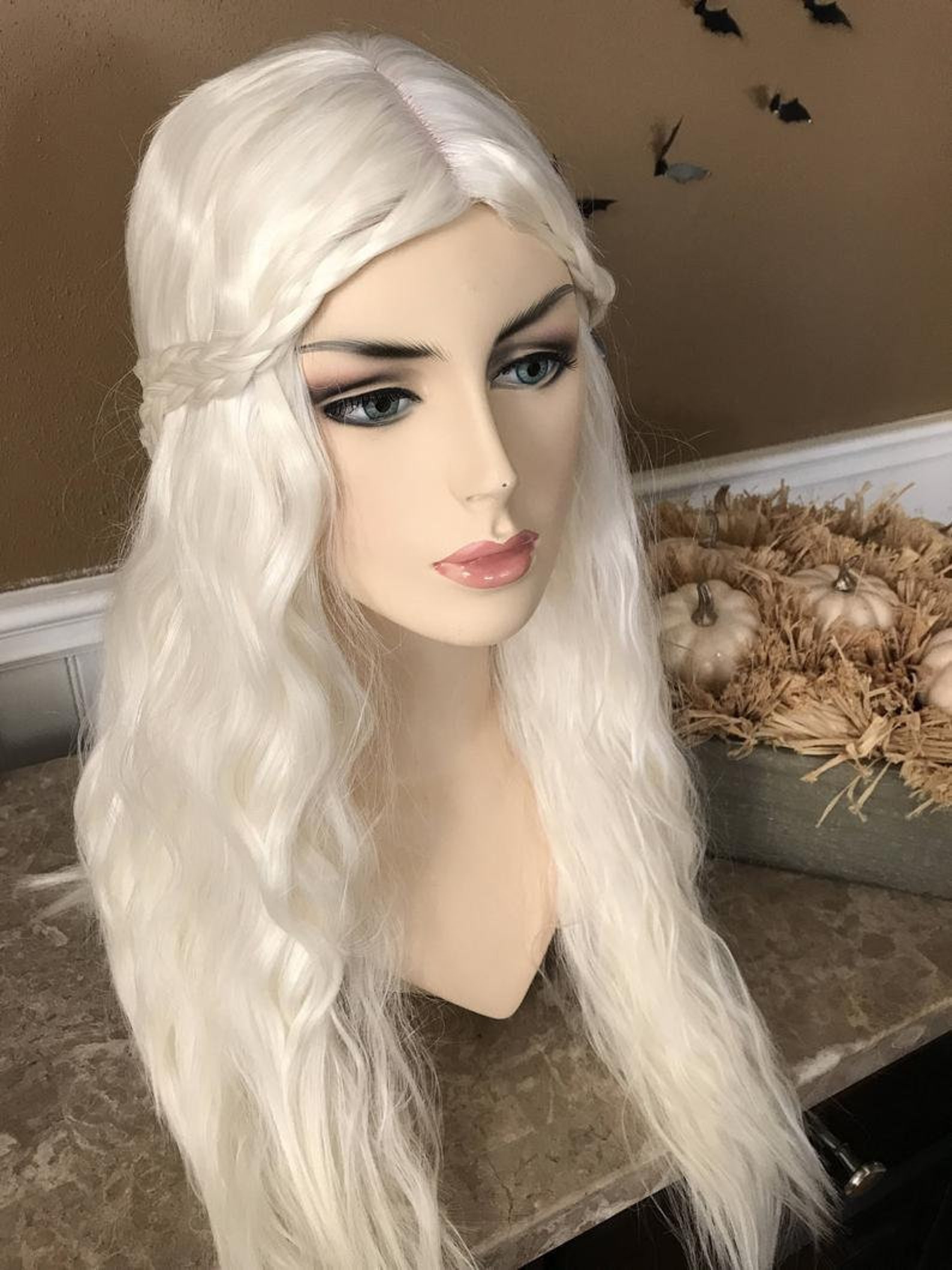 Daenerys Targaryen Cosplay Wig Long platinum blonde wig | Etsy