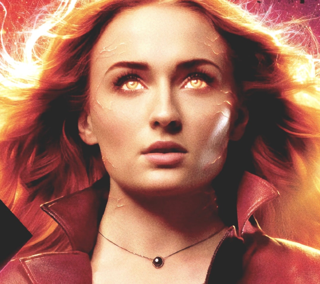 DARK PHOENIX Cosplay Wig * Long Beautiful Reddish Ombre, Black Roots ...