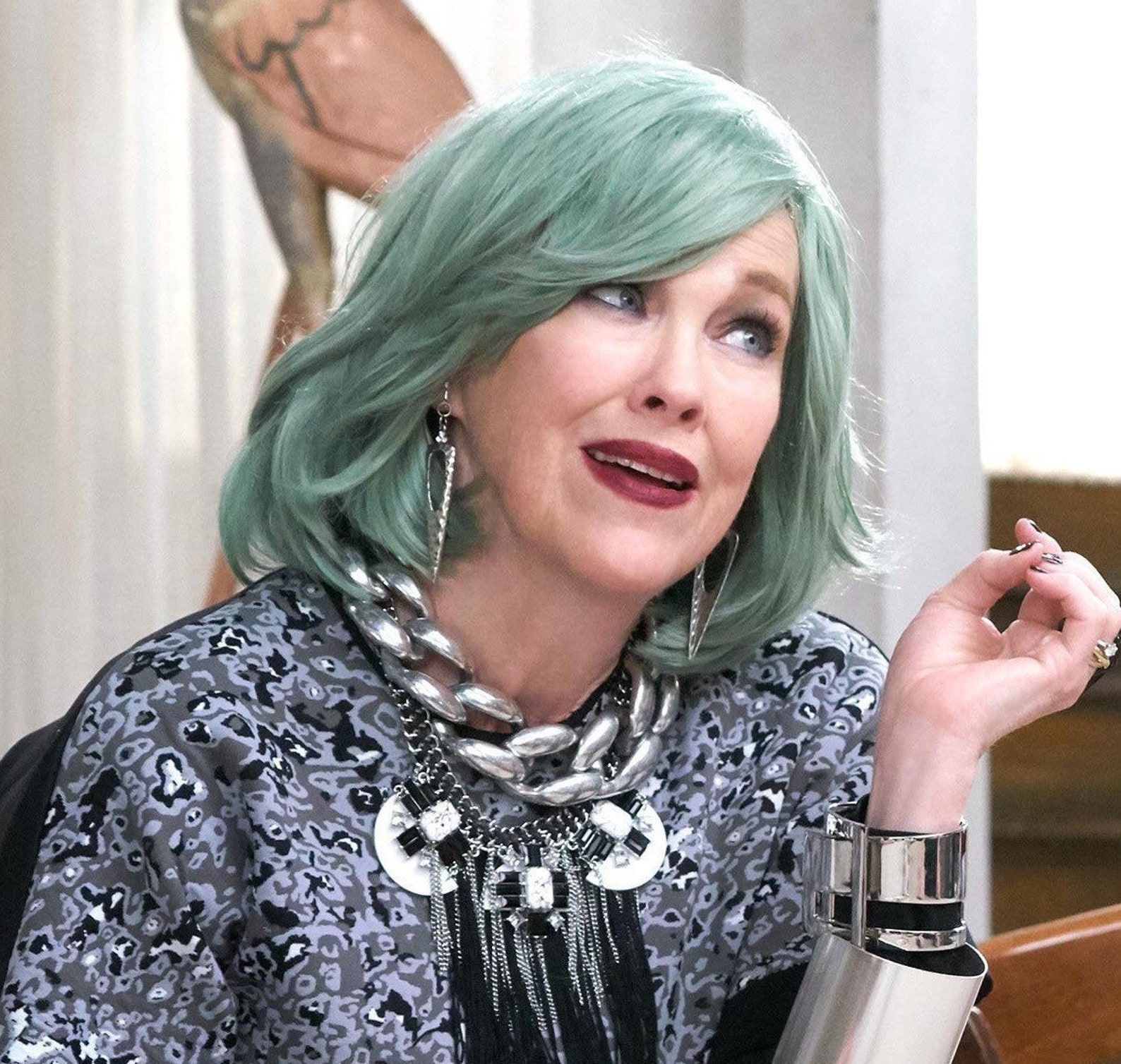 MOIRA MINT WIG schitts Creek Short Green Cosplay - Etsy