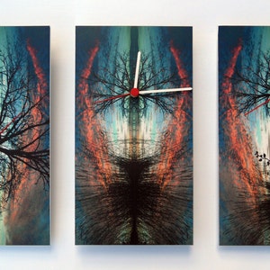 Nature Modern Wall Clock Minimalist Wall Decor Original Home Decor Mix ...