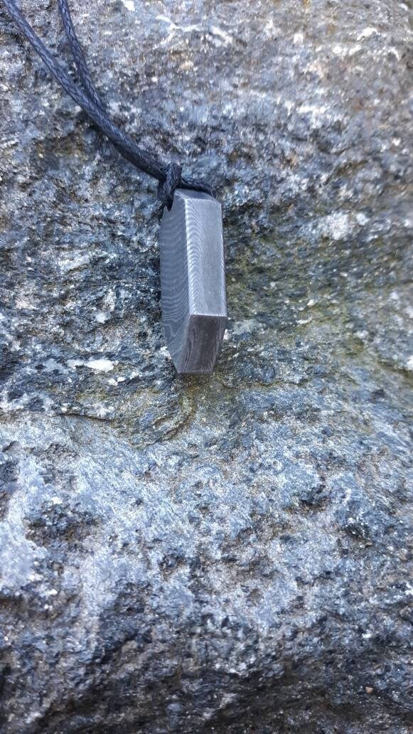 Madalorian Beskar Steel Iron Heart Pendant - Etsy