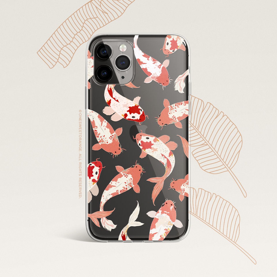Iphone 13 Case Iphone 12 Case Koi Fish Iphone 11 Pro Case - Etsy