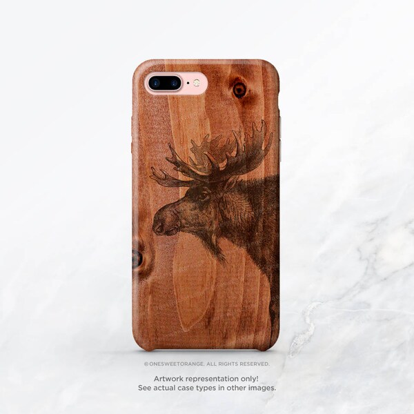 Moose Phone Case - Etsy