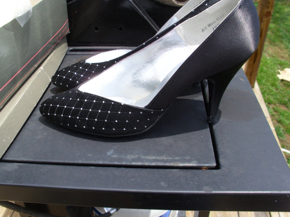 Vintage Private Collection Size 6.5 Elegant Evening Party Shoes 1980's ...